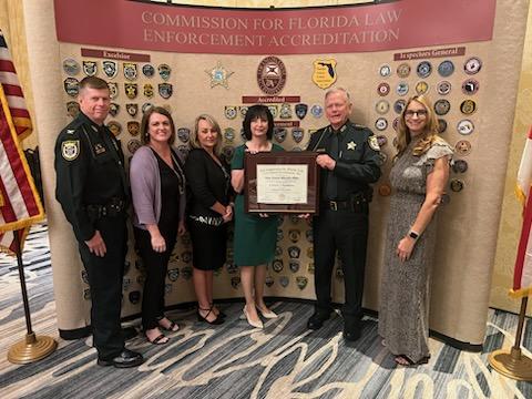 Florida Law Enforcement Accreditation Award - Levy County Sheriff's Office